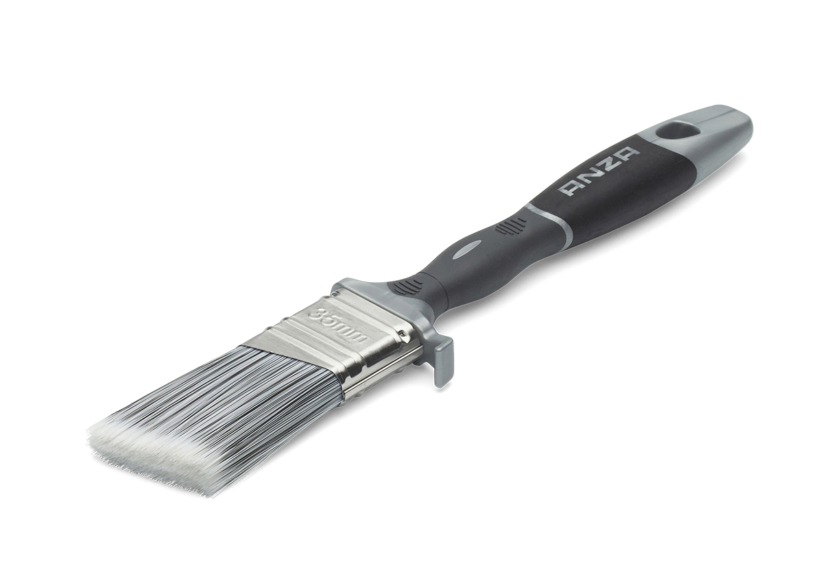 Platinum Angle Cut Brush 35 mm – Anza